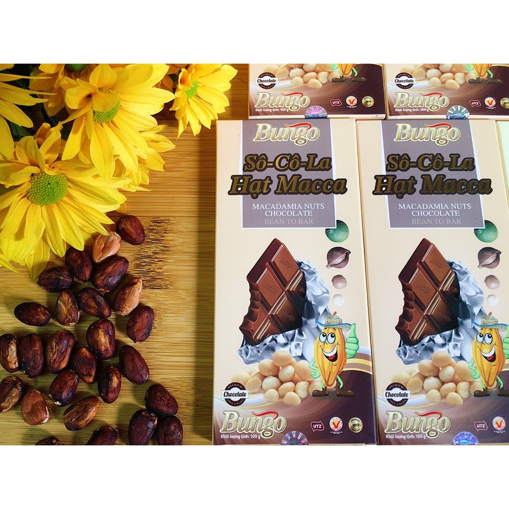 Bungo Macca Chocolate seeds fragrant and creamy - Box of 100g | Shopee ...