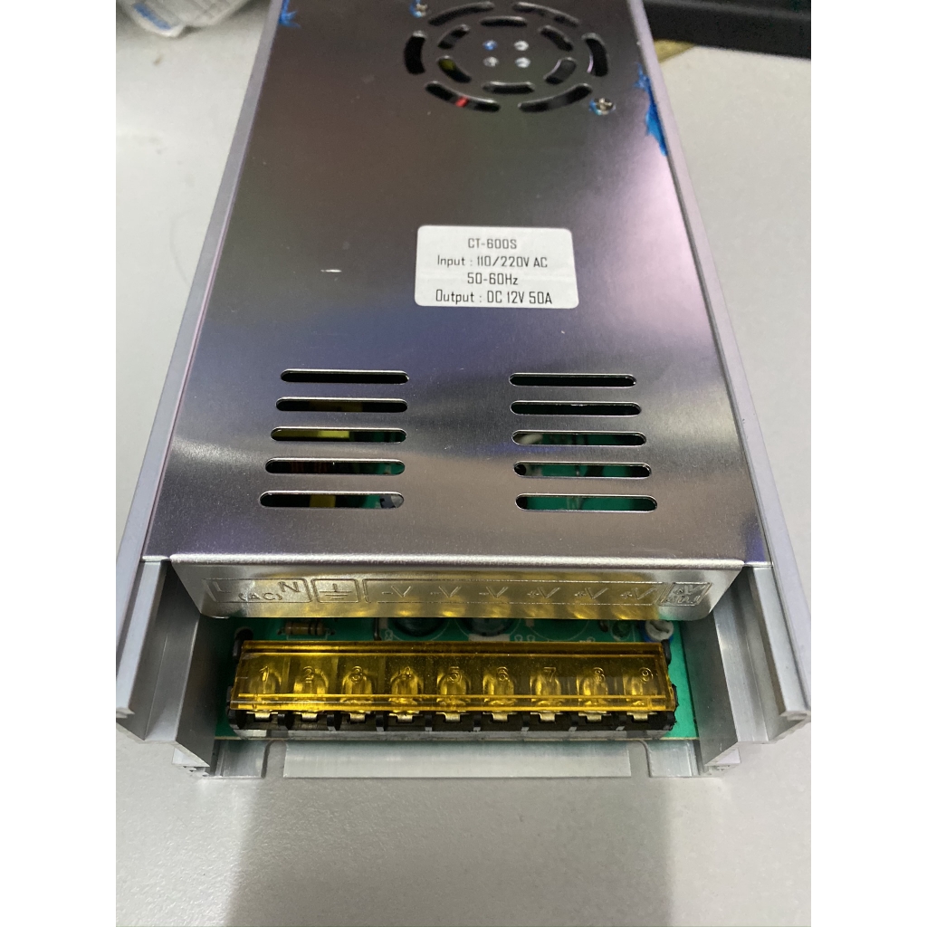 Malaysia 12V 50A Big Power Supply with Fan For LED CCTV ALARM SWITCHING ...