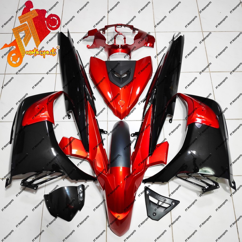 Ready Stock! Lc 135 Cover Set V6 V7 Matt Blue Red Gray Bmc Full Black ...