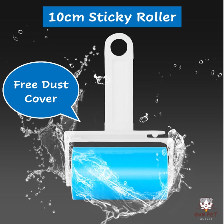 GUN PET Reusable Sticky Lint Roller Paper / Hair Pet Fur Remover Dust ...