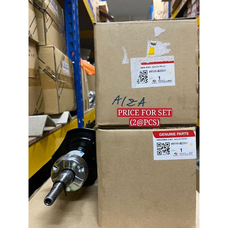ORIGINAL PERODUA ALZA (2007-2018) FRONT ABSORBER SET (2@PCS) LH+RH ...