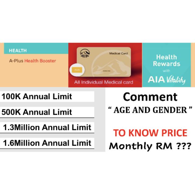 aia medical card cashless | Shopee Malaysia