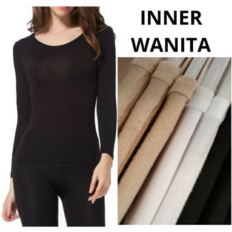 INNER LENGAN PANJANG Premium COTTON + SPANDEX Strechable Good Quality ...