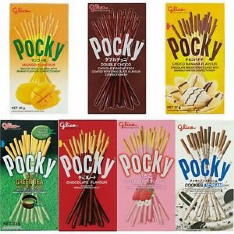 Pocky biscuit stock Assorted Flavour (Chocolate, Strawberry, Double ...