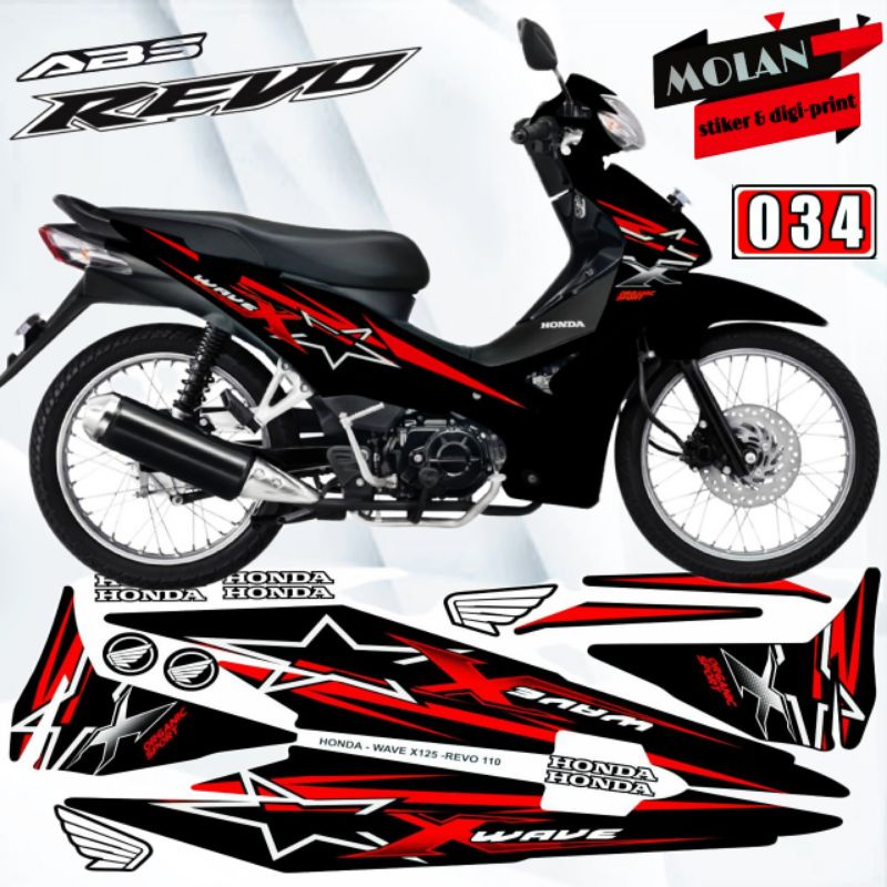 Decal Sticker Striping Variation revo Absolute 110 2010-2013/revo 110 ...