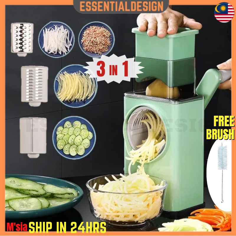 SHIPIN2RHRS Handheld Electric Vegetable Cutter Set USB Charging Ginger ...