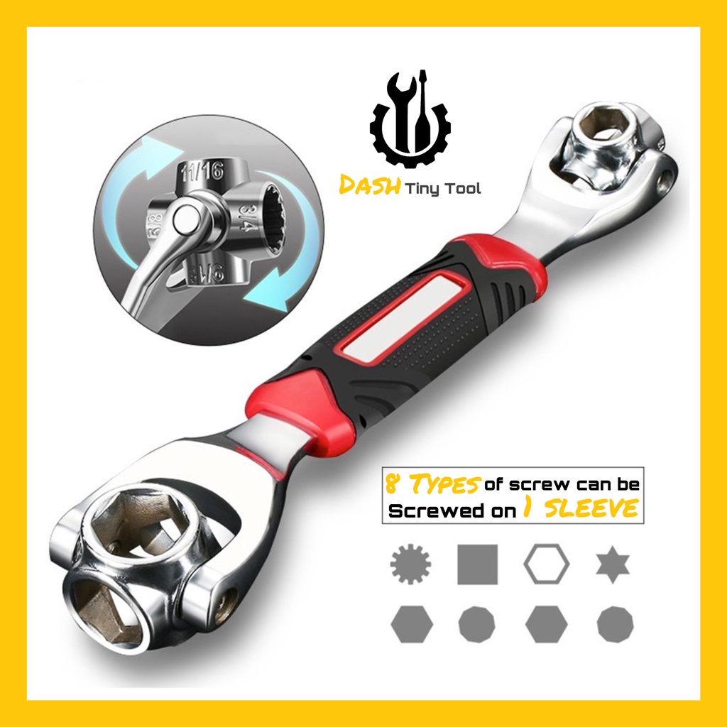 [STOCK CLEARANCE] 48 in 1 Wrench Torque Keys Set Universal Key Ratchet ...