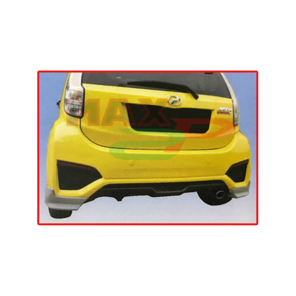 Perodua Myvi Icon (2015 Facelift) SE GEAR UP OEM Rear Back Bumper Skirt ...