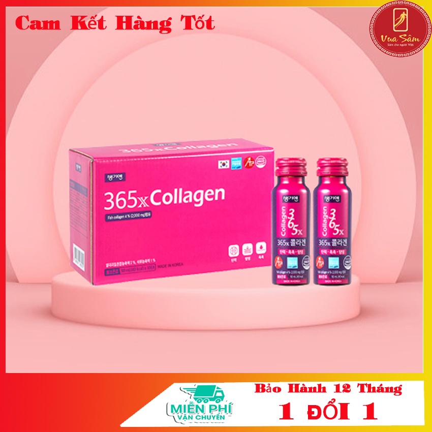 Korean Collagen Skin Beautiful Drink 365X Box Of 10 Bottles x 50ml | Shopee Malaysia