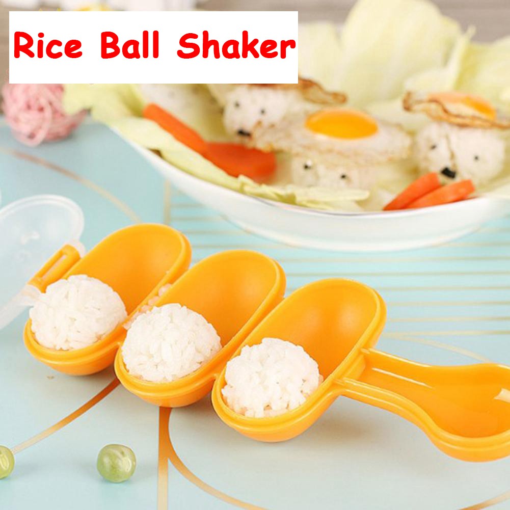 DIY Rice Ball Shaker Mold Sushi Rice Ball Maker Food Japan Mini Sushi ...
