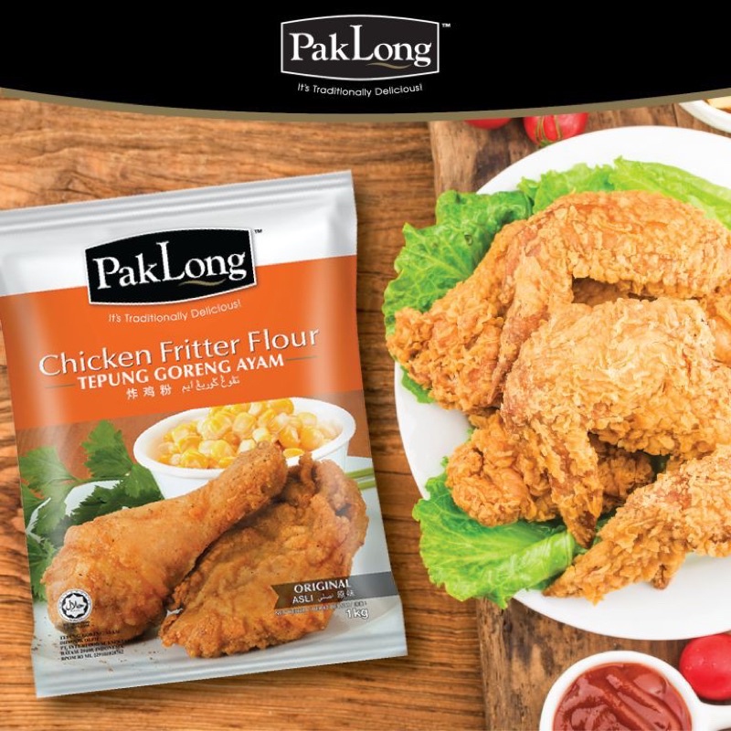🔥Ready Stock🔥 PakLong Chicken Fritter Flour Original 1KG Halal（Tepung ...