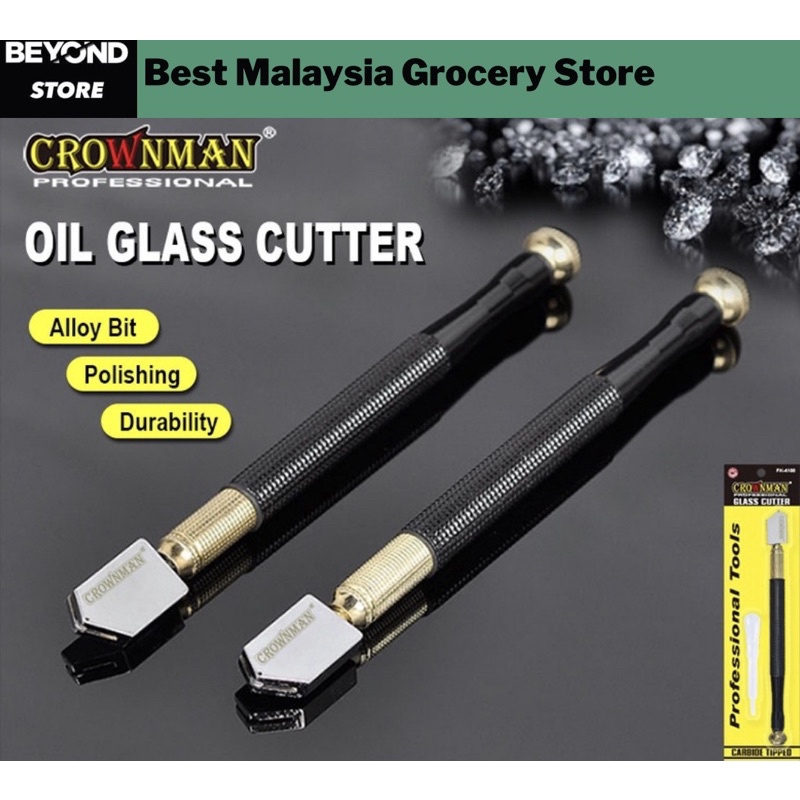 CROWNMAN Glass Cutter / Pemotong Kaca,Glass Cutter Pen Senang Guna ...