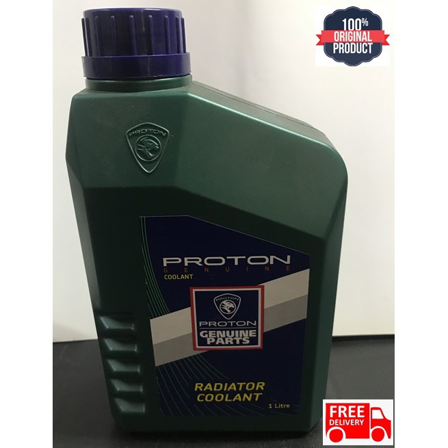 PROTON RADIATOR COOLANT (GREEN) [1L] BLUE CAP GREEN BODY/ PROTON (100% ...
