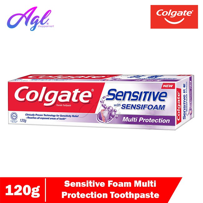 Colgate Sensitive Foam Multi Protection Toothpaste 120g | Shopee Malaysia
