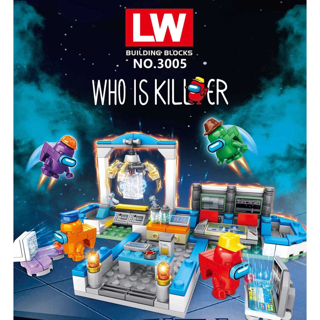 [Ready Stock] Kids Toy Among Us Lego LW3005 Building Blocks Space ...