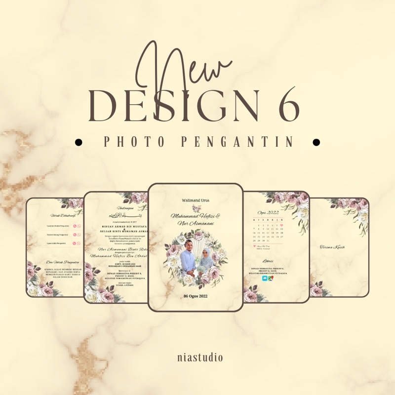 Kad Kahwin Digital Version 2 (Bergambar) - Digital Wedding Invitation Card | Shopee Malaysia