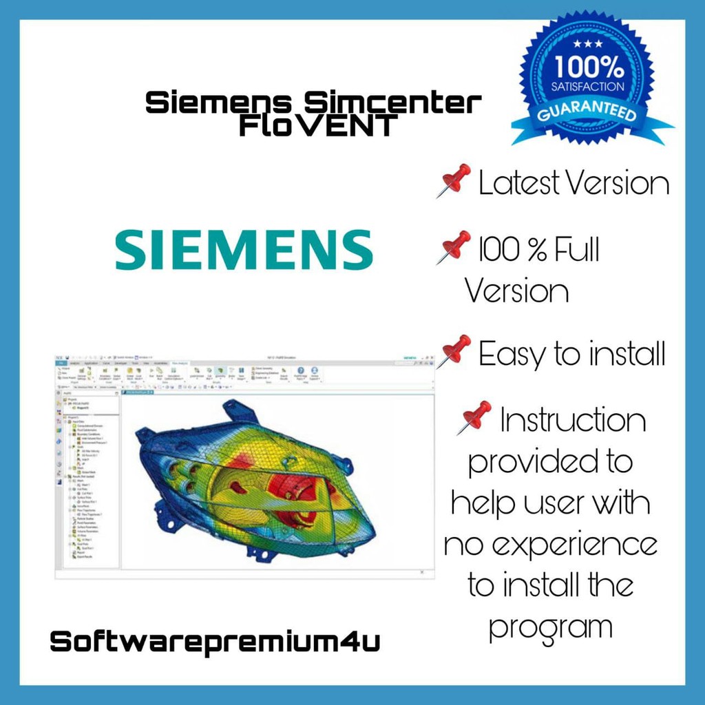 🔥【 Latest 】🔥 Siemens Simcenter FloVENT 2021 | 2020 | 2019 | Shopee Malaysia