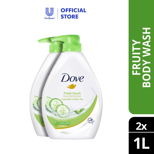 [Bundle of 2] Dove Go Fresh Shower Gel Fresh Touch 1L | Shopee Malaysia