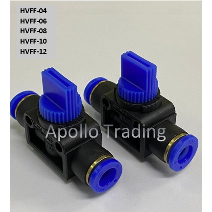 HVFF SERIES Hand Switch Valve Pneumatic One Touch Fitting HVFF4 HVFF6 ...