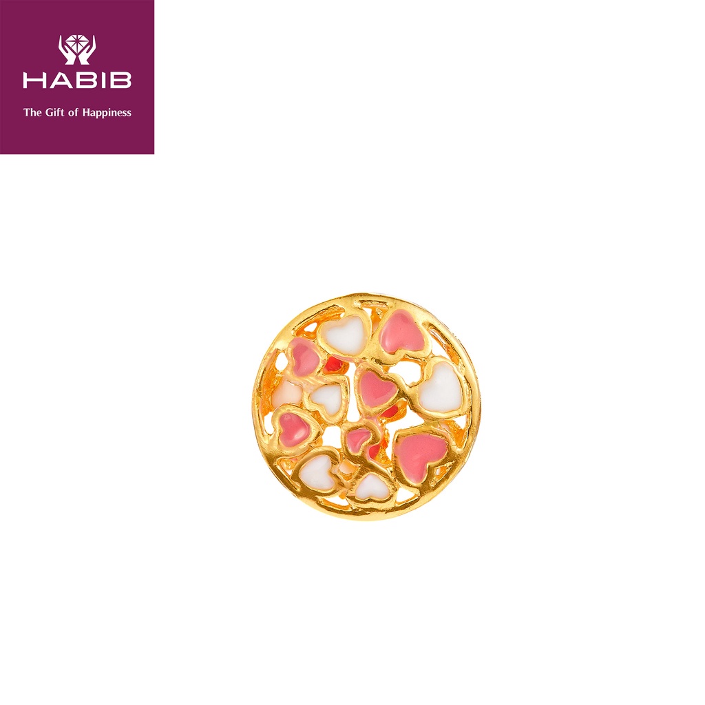 HABIB 916/22K Yellow Gold Charm NAC161120 | Shopee Malaysia