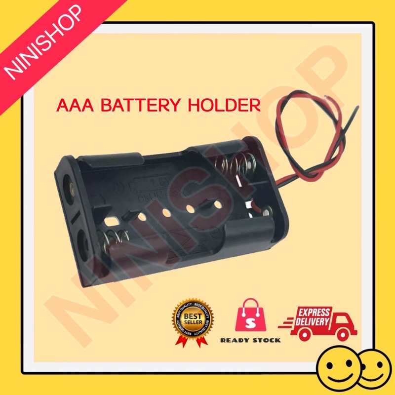 Battery holder /Bateri casing 18650,AA, AAA, 9V,on/off switch, Single ...