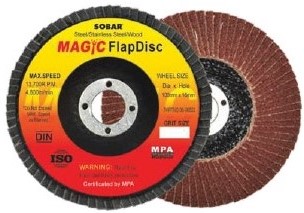 Flap Disc Magic 4" / Sand Paper Flap Disc Abrasive / Sanding Grinding ...
