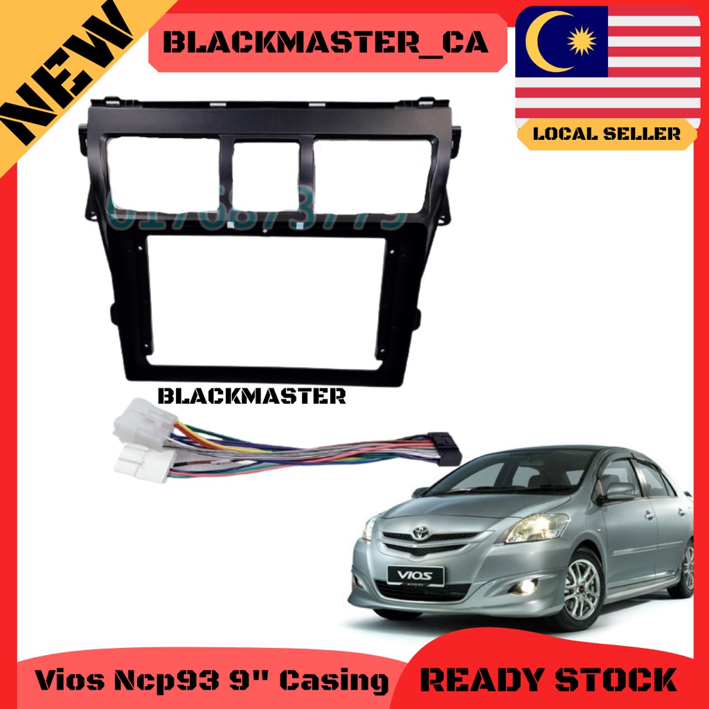 Toyota Vios 2007-2013 Android Player Casing 9" inch with Socket Toyota ...