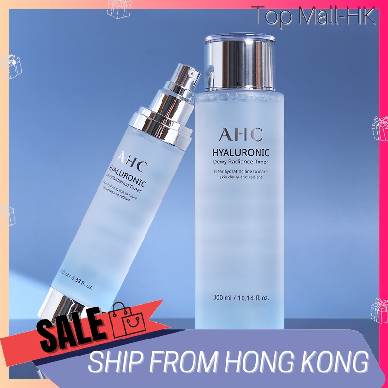 AHC Hyaluronic Dewy Radiance Toner 100ml / 300ml / 1000ml | Shopee Malaysia