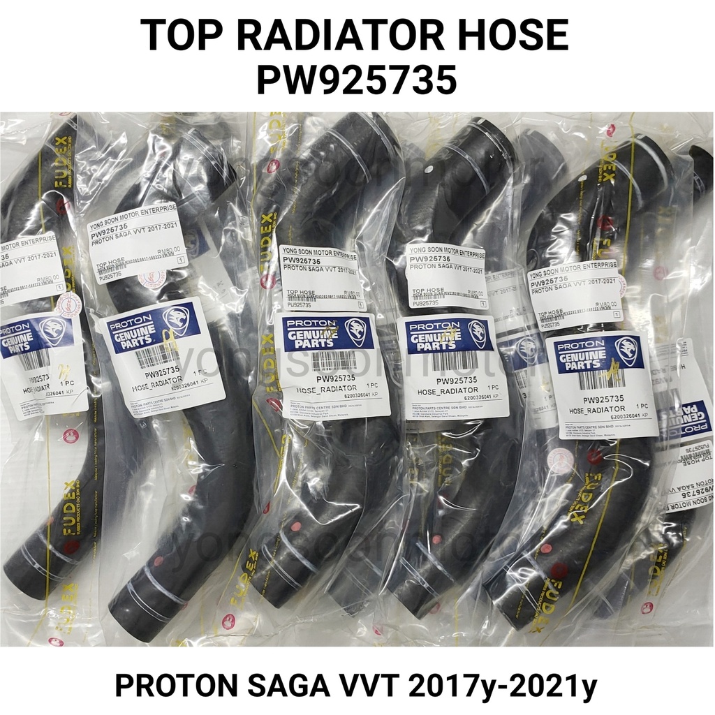 ORIGINAL PROTON TOP RADIATOR HOSE PW925735 PROTON SAGA VVT 2017y-2021y ...