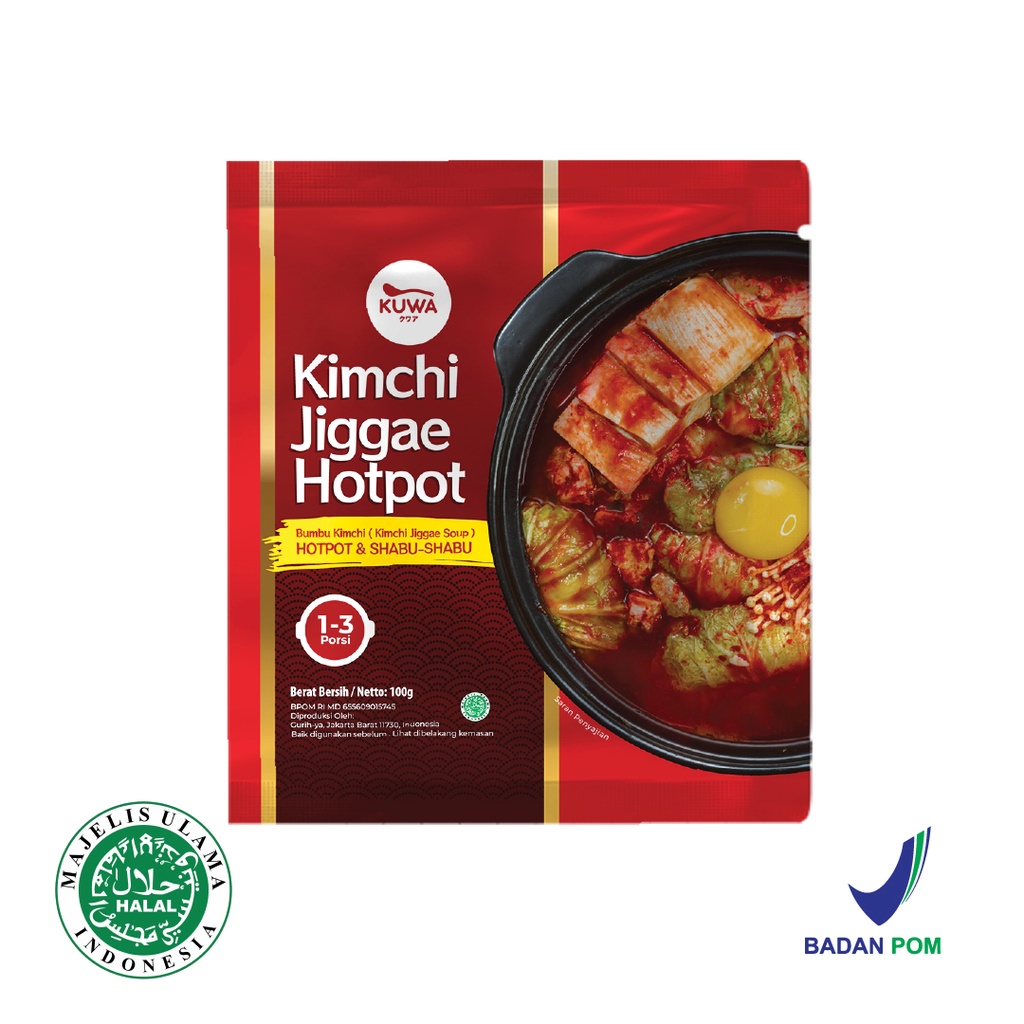 KUWA Kimchi Jiggae Hotpot - Korean Kimchi Soup Broth - 100g | Shopee ...