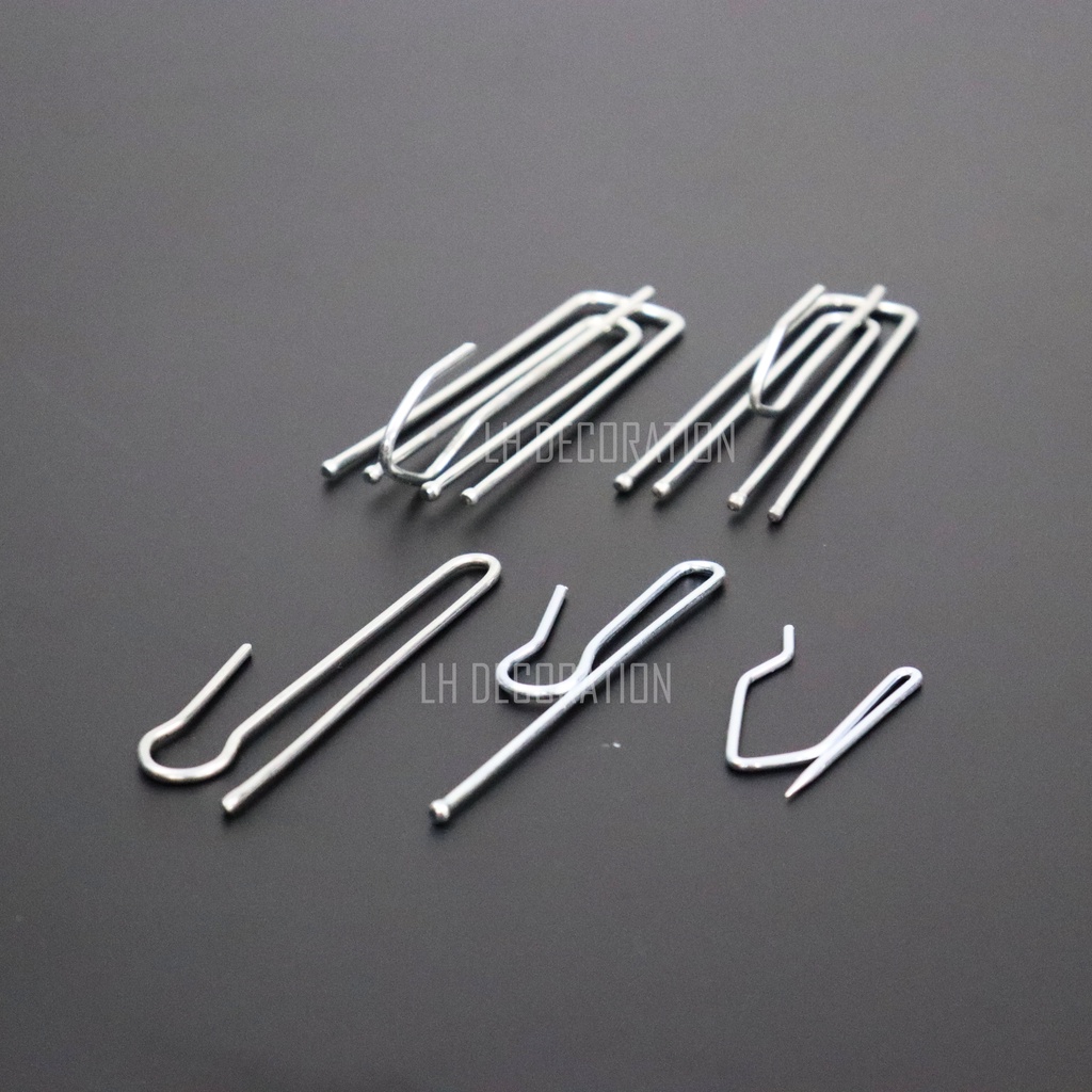 LH Deco - Metal Curtain Hook Stainless Steel Heavy Duty Metal / Cangkuk ...