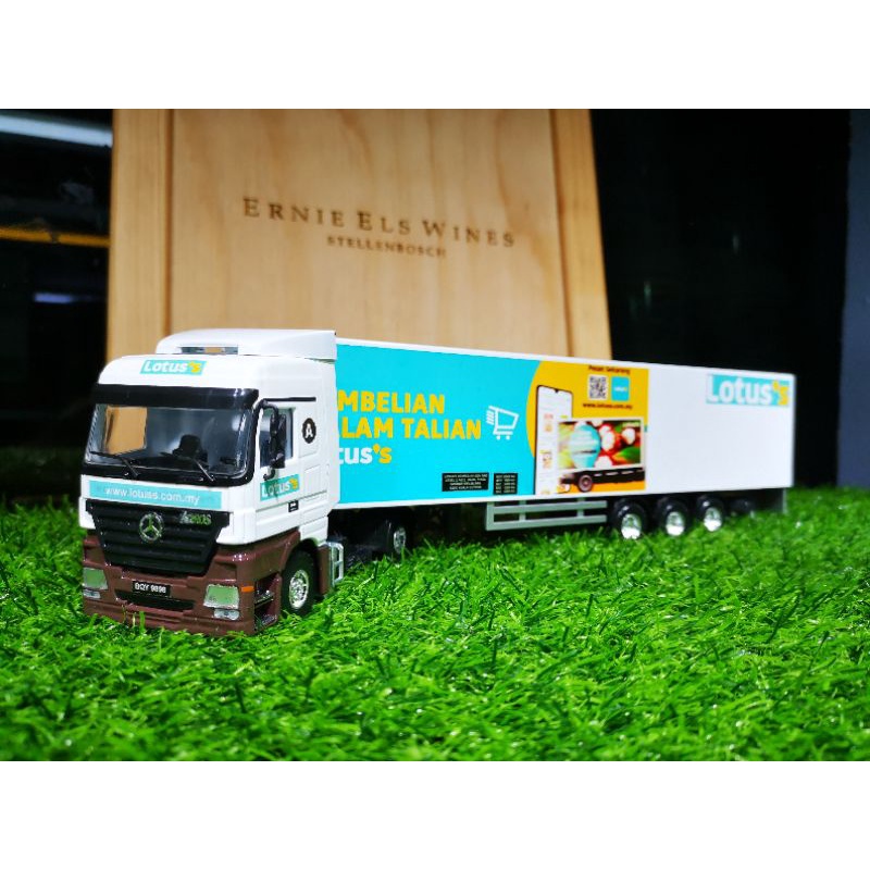 TESCO LOTUS'S CUSTOM MERCEDES ACTROS DIECAST TRAILER TRUCK MODEL ...