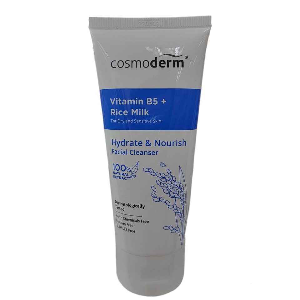 COSMODERM NATURAL HYDRATE & NOURISH FACIAL CLEANSER 100mL - HALAL [EXP ...