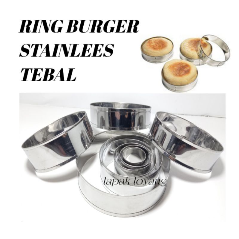 Burger ring/ bread ring uk 6/7/8/9/10/11/12/13/14/15/16/17/18 cm height ...