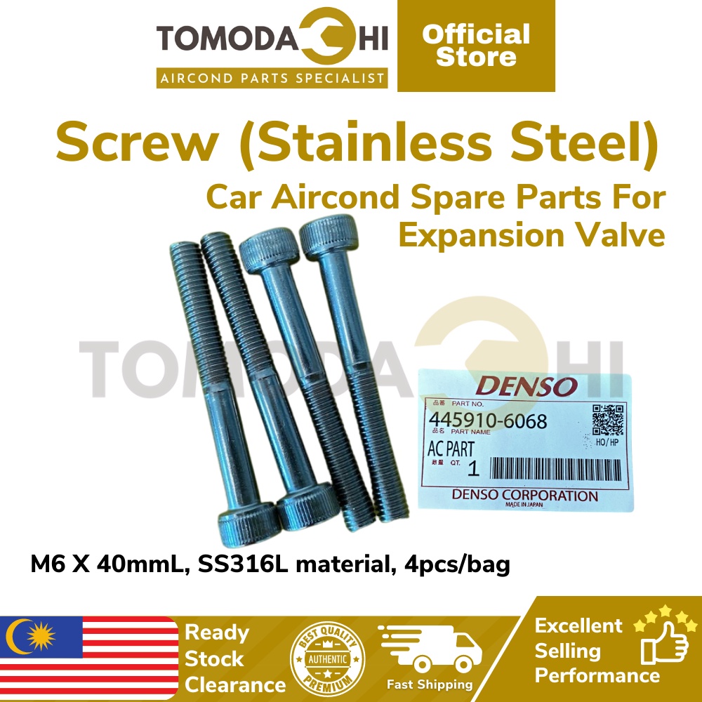 (READY STOCK) Screw (Stainless Steel) For Expansion Valve, Car Aircond ...