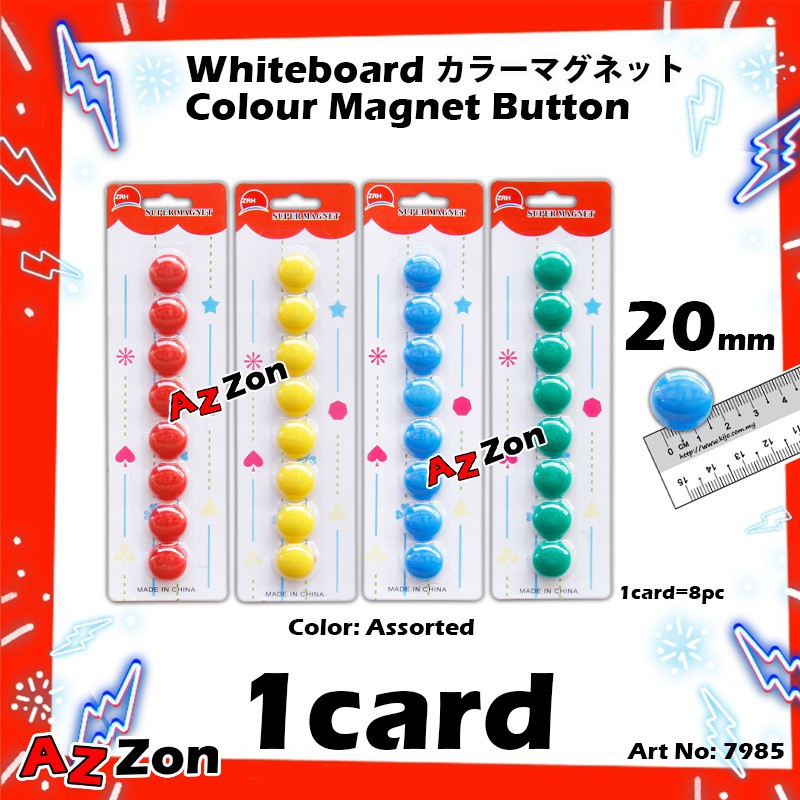 Whiteboard Colour Magnet Button Color Magnet Button Magnet Button Round ...