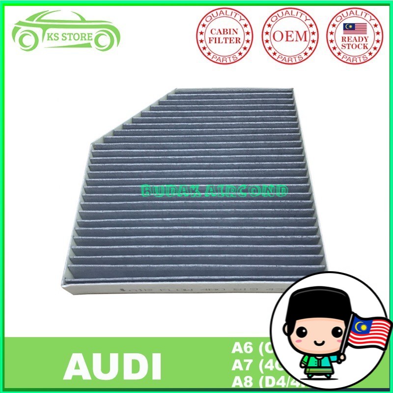 Air Cond Filter Audi A6 (4G/D7) / A7 (4G8) / A8 (4H/D4) Carbon Cabin ...