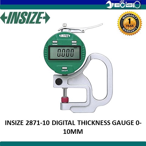 INSIZE 2871-10 DIGITAL THICKNESS GAUGE 0-10MM | Shopee Malaysia