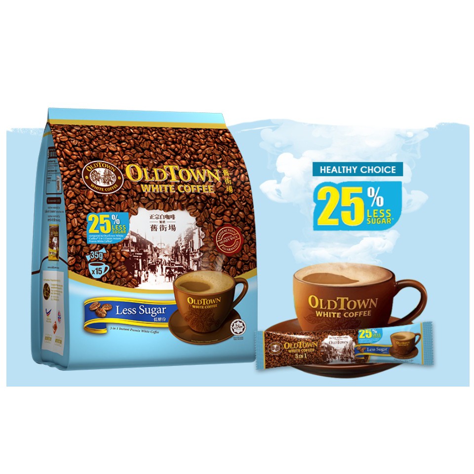 Old Town White Coffee Less Sugar | Shopee Malaysia