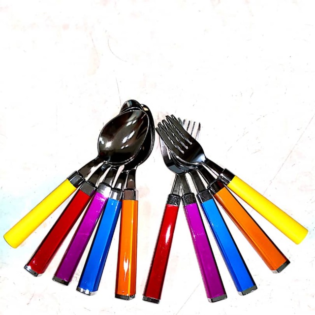 Colourful Cutlery Set | Shopee Malaysia