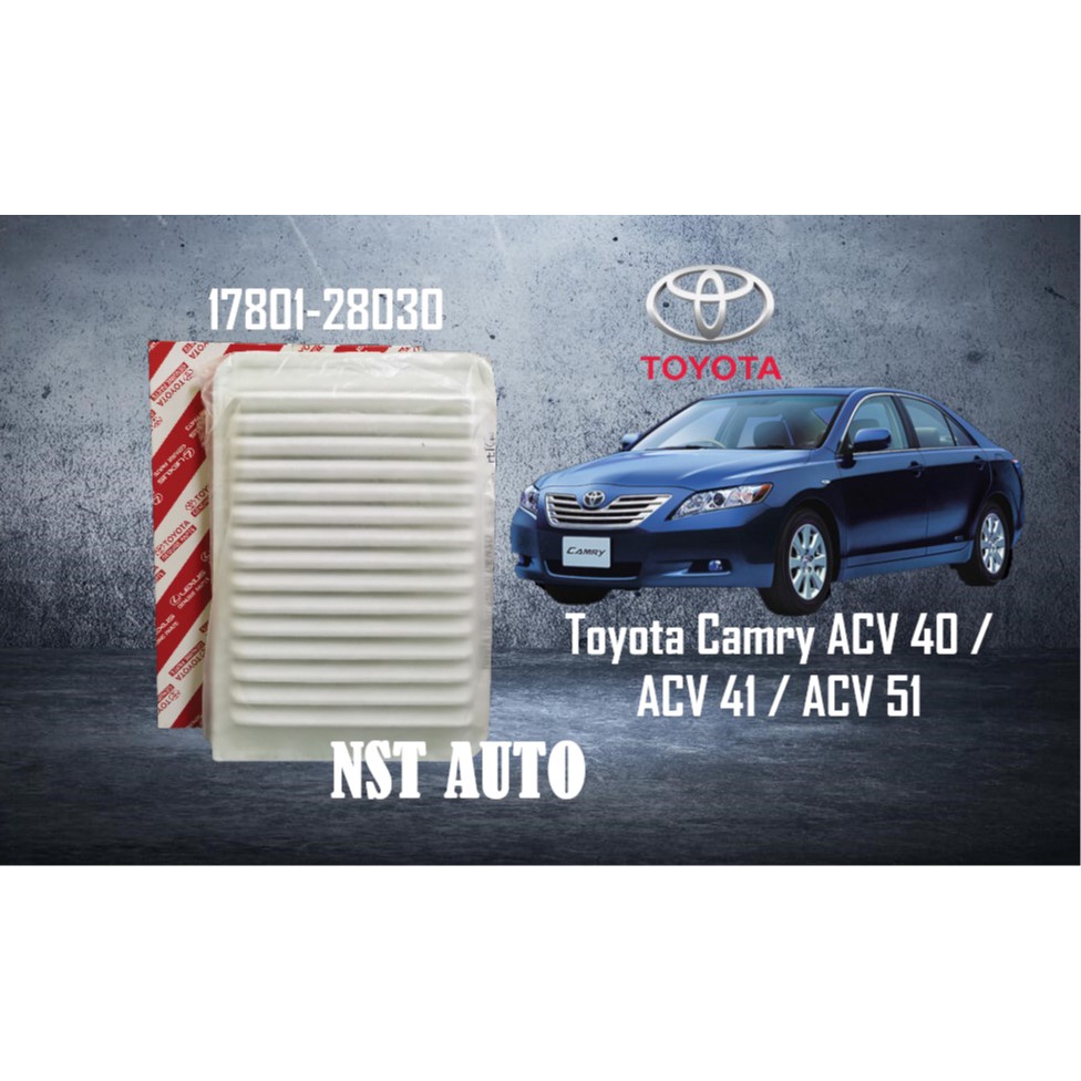 AIR FILTER TOYOTA CAMRY ACV40 / ACV41 / ACV51 (17801-28030) | Shopee ...