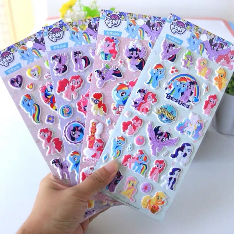 1Pcs Cartoon My Little Pony Girl Sticker DIY Scrapbook Diary Sticker ...