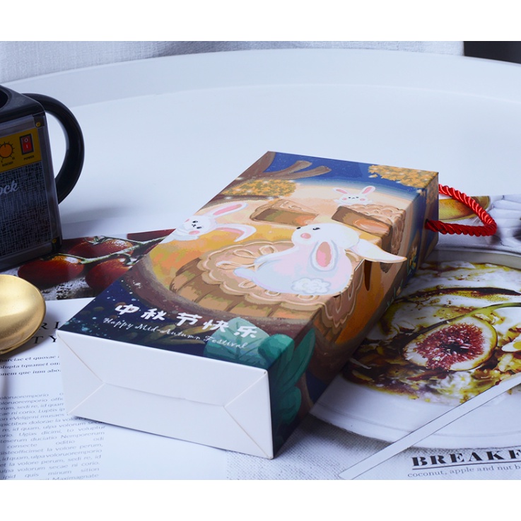 Mooncake box Packaging/50g-180g Mooncake Box /Handle Mooncake Box ...