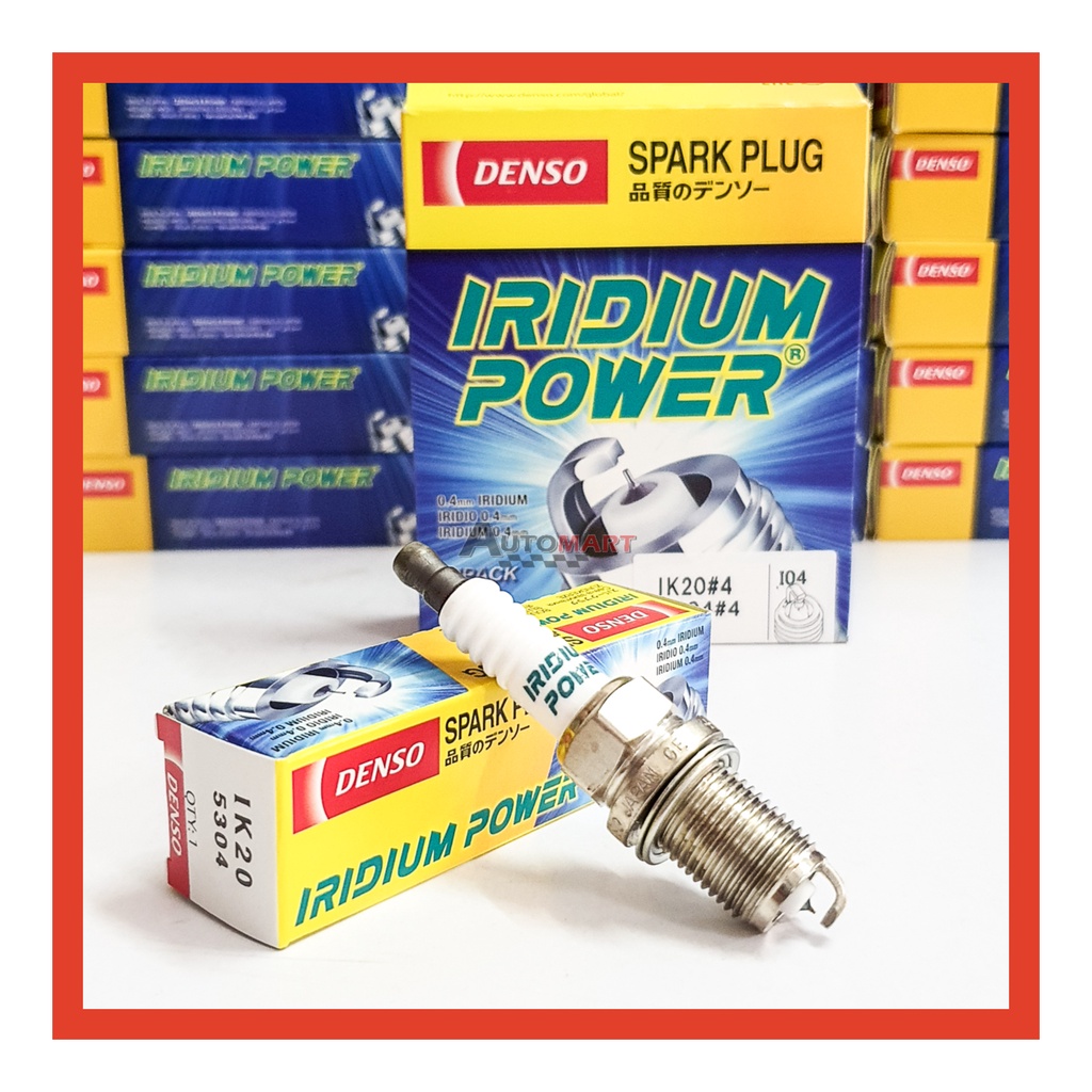 ORIGINAL DENSO IRIDIUM POWER IK20 SPARK PLUG TOYOTA PERODUA PROTON ...