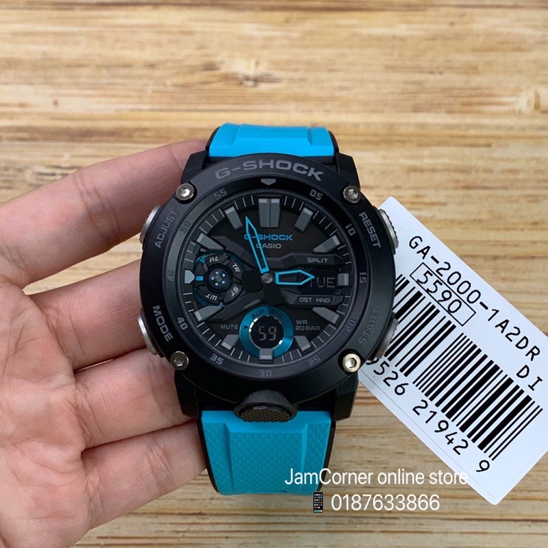 100% ORIGINAL CASIO G-SHOCK GA-2000 SERIES Carbon Core Guard structure ...