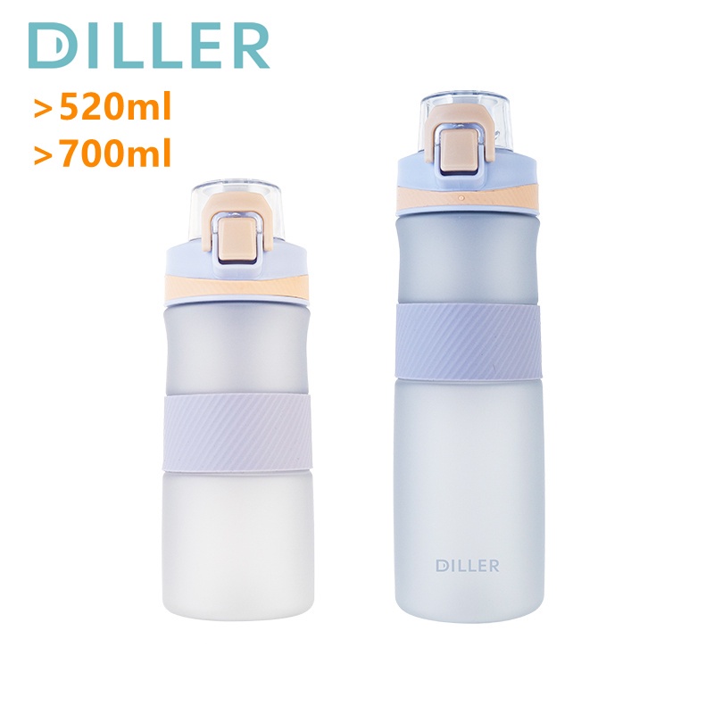 Diller Water Bottle Tritan BPA Free Drinking Bottles For Sports And Outdoors (520ml/700ml) D51 ...