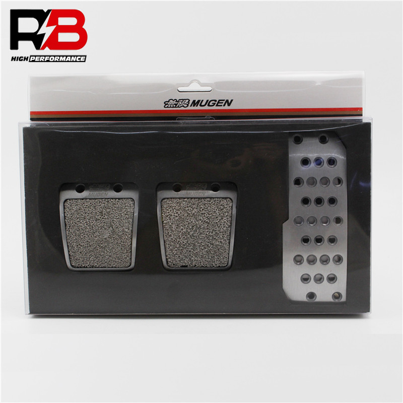 jdm Mugen Pedals Foot Rest Accelerator Pedals Brake Pedal Clutch Pedals ...