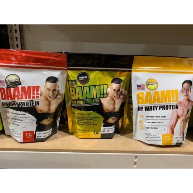 PROMO!! BAAM MY Whey Protein 1lbs/500G 14 servings! | Shopee Malaysia