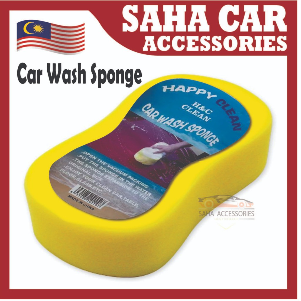 🔥READY STOCK🔥 Compressed Sponge Car Wash Sponge Household Cleaning ...
