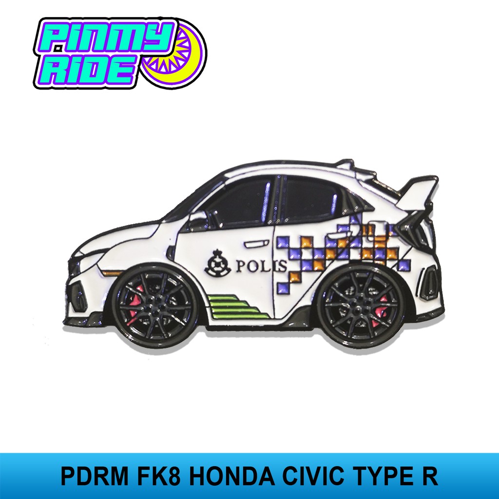 PDRM FK8 Honda Civic Type R : Enamel Pins | Shopee Malaysia